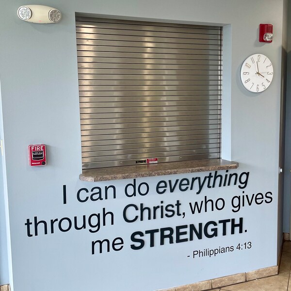 I Can Do Everything Through Christ - Philippians 4 13 - Bible Verse ...