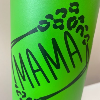 Mama Decal Sticker Leopard Print Decal for Moms Tumbler Decal Laptop ...