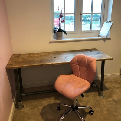 Ashwood Desk Rustic Desk Office Desk, Custom Made From Reclaimed ...