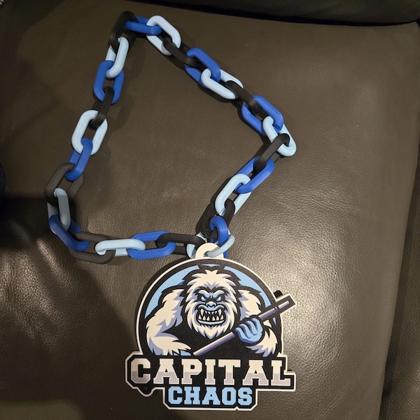 BIG CHAIN Sports Logo Necklace, Turn Over Chain, Player of the Game ...