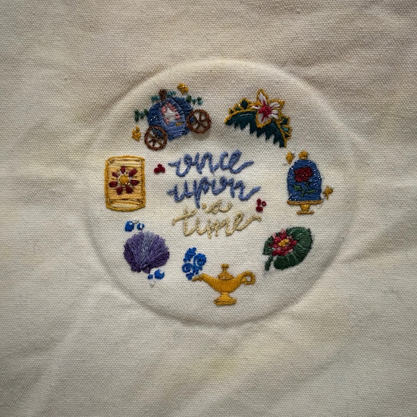 Fairytale Princess "once Upon a Time" Embroidery PDF Pattern - Etsy