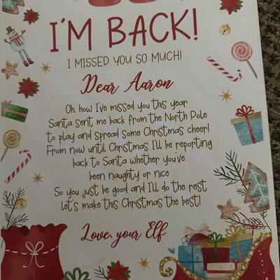 Christmas Elf Rules Sign With Elf Camera Do Not Touch Me - Etsy Canada
