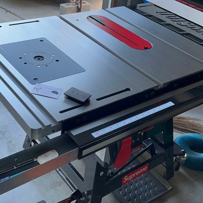 Tablesaw Fence Rail Drawer. Fits Sawstop, Powermatic, Delta, Jet and ...