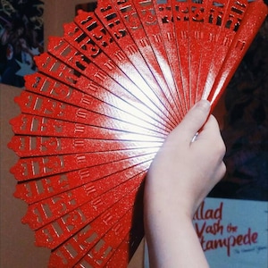 Goth Hand Held Fan - Etsy