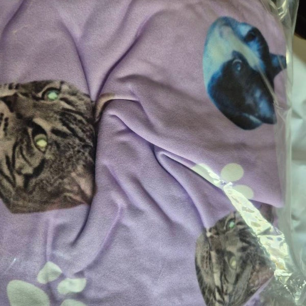 Custom Face Pyjamas Using Human Photo Dog Face Pjs Cat Face Pajama Set ...