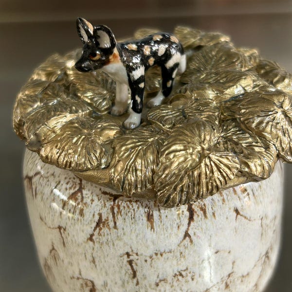 Little Critterz Frog Leopard Green Frog "rana" - Home Decor Reptile ...