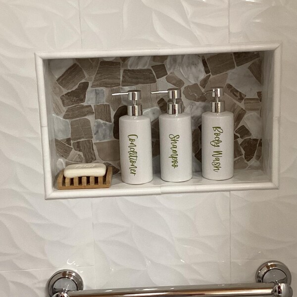 Shampoo Conditioner Body Wash Stickers | Personalized Shampoo Labels ...