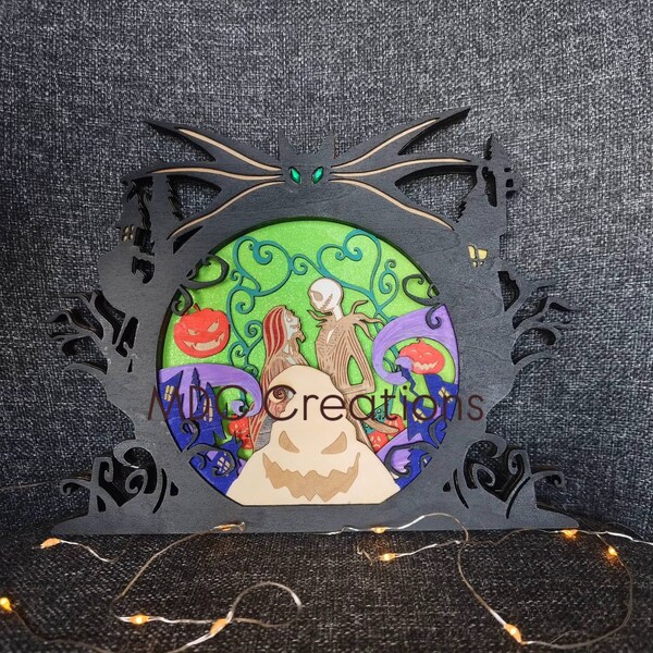 3D Multilayer Horror Laser Cut File Svg, Horror Glove Layer Wood Sign ...