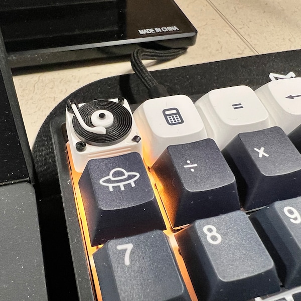 Handmade Record Player Keycap - Artisan Keycaps for Cherry MX Keycap ...