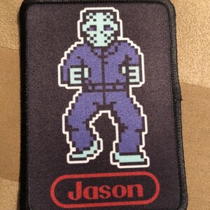8-bit Jason Patch NES Jason Patch Nintendo Jason Voorhees - Etsy
