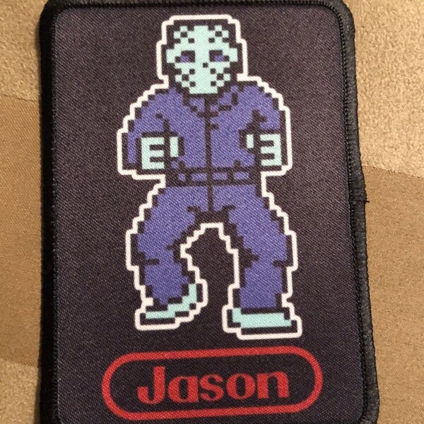 8-bit Jason Patch NES Jason Patch Nintendo Jason Voorhees Patch Video ...
