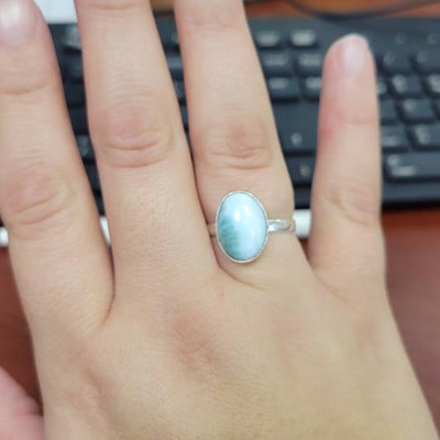 Natural Raw Emerald Ring, Sterling Silver Ring, Crescent Moon Ring ...