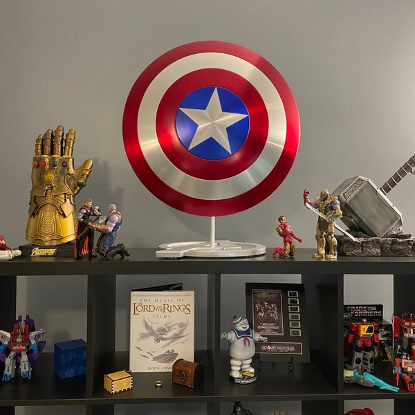 Captain America Shield Stand - Avengers Display Stand - Etsy