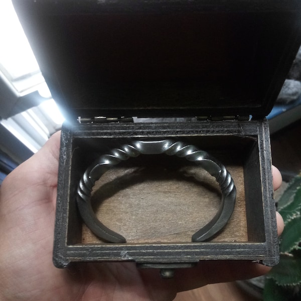 Hand Forged Viking Oath Ring Bracelet - Etsy