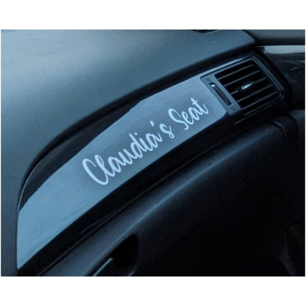 Girlfriends Name Seat Sticker for Car, Name Decal for Car, Relationship ...