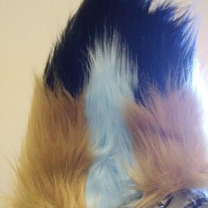 Baby Blue Faux Fur, 2 Pile, Pastel Blue Fur Craft Squares, Blue Fursuit ...