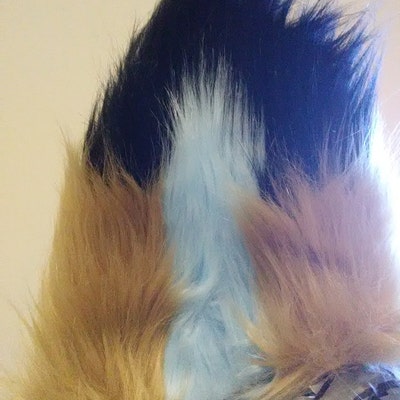 Baby Blue Faux Fur, 2 Pile, Pastel Blue Fur Craft Squares, Blue Fursuit ...