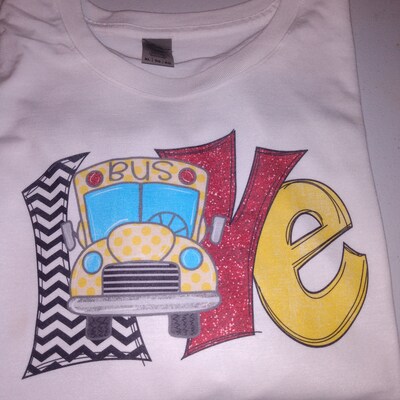 Love Bus PNG File, Sublimation Design for Digital, Download and ...