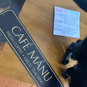 Cafe Sign, Personalized Fresh Coffee Good Food Sign, Custom Barista ...