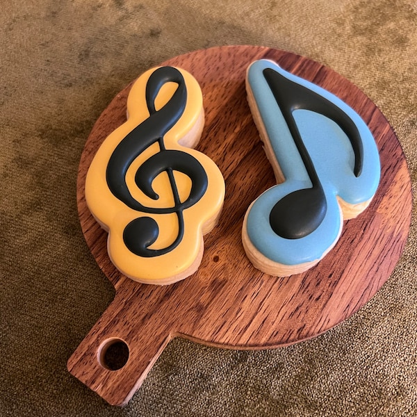 Treble Clef Music Note Cookie Cutter - Etsy