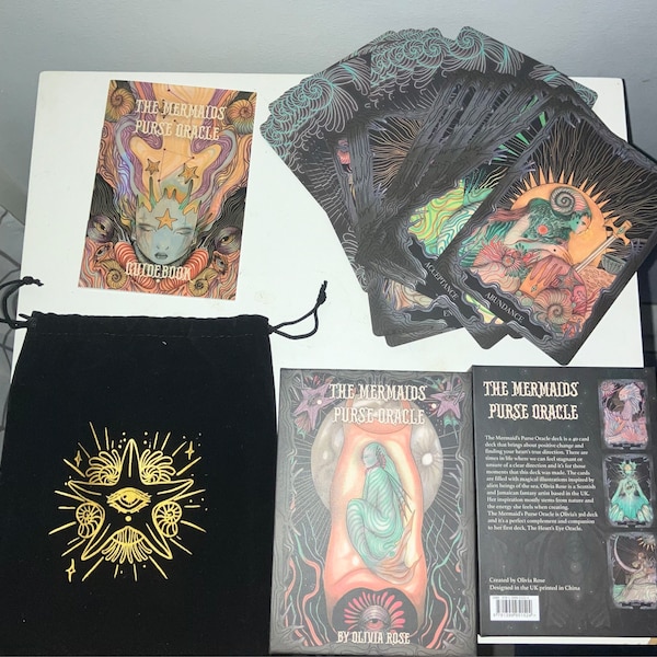 Mermaid's Purse Oracle Deck: Fantasy Spiritual Artwork - Etsy