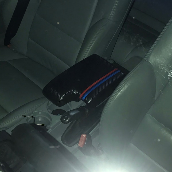 BMW E46 (1999-2006) Armrest/center Console Cover (black Carbon Fiber M3 ...