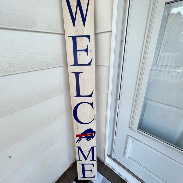 Kansas City Chiefs Welcome Sign | Chiefs Sign | Football Sign | KC ...