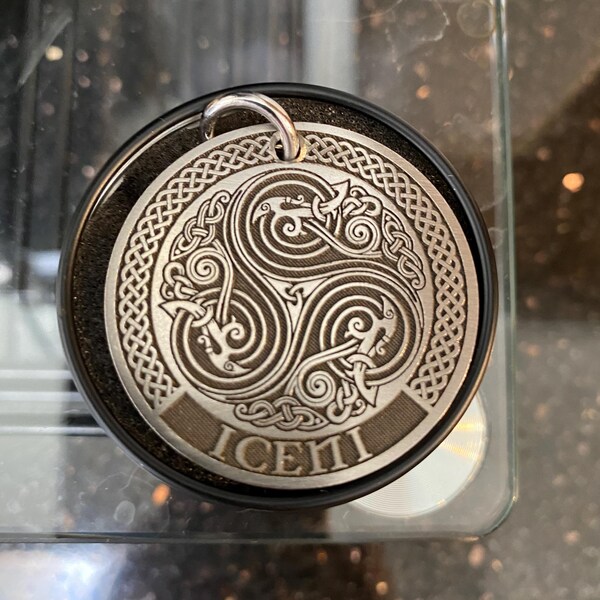 Stainless Steel Deep Engraved Dog Pet ID Tag, Custom Puppy Collar Tag ...