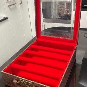 4 Rods Large Bangle Box Gold & Silver With Window Girls and Women ...