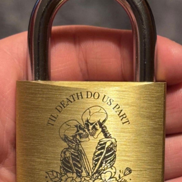 Personalized Padlock | Lover's Lock | Vintage Engraved Padlock ...