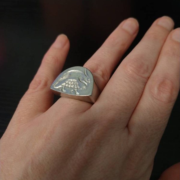 King Arthur Pendragon Coat of Arms Signet Ring - Etsy