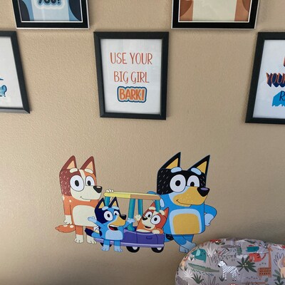 Bluey Inspired Printable Quote Artwork for Kids Room Nursery Wall Art ...