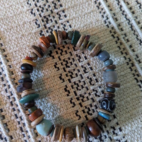 The Importance of Individuality Double Bracelet | Pearl, Peruvian Opal ...