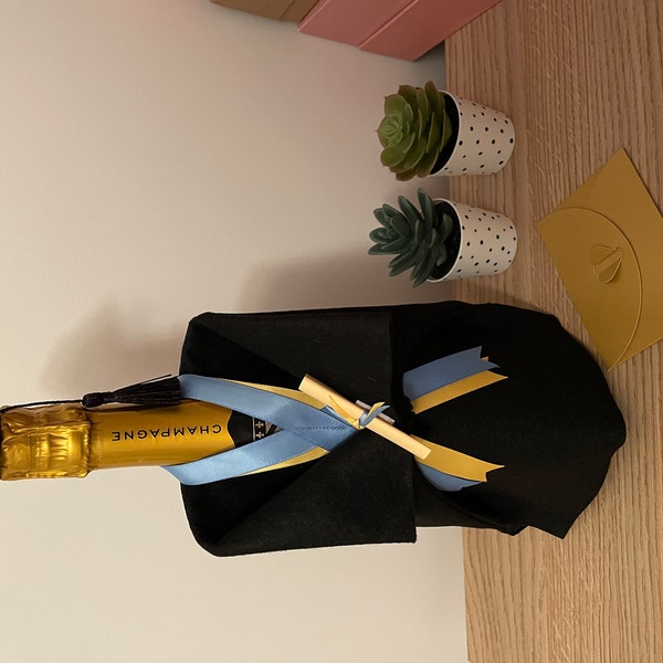 Graduation Bottle Cover Set. Grad Gift for Him / Grad Gift for Her ...
