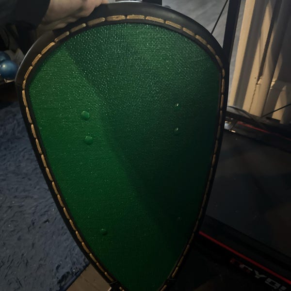 Big Medieval Heater Shield for Buhurt, Templar Shield, Vikings Shield ...