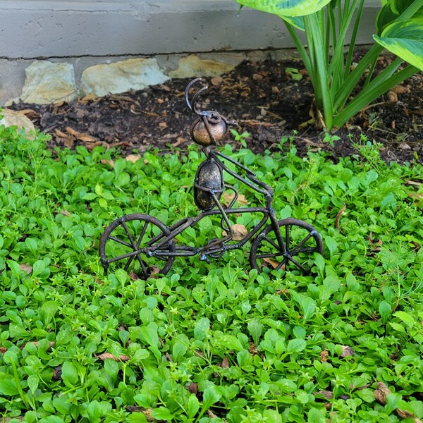 Bicycle Ant Rider, Patio and Garden Décor Created by Latin Nomad. - Etsy