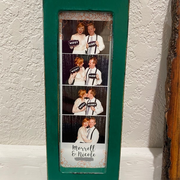 Photo Booth Frame for 2 X 6 Picture Strip in Vintage COLOR of YOUR ...