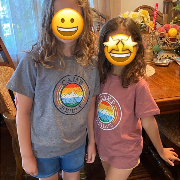 Custom Camp Shirt, Camp Gifts, Custom T-shirt, Custom Shirt, Custom ...