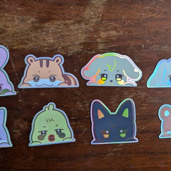 Ateez Aniteez Peeker Car Decals | Ateez Stickers | Aniteez Decal ...