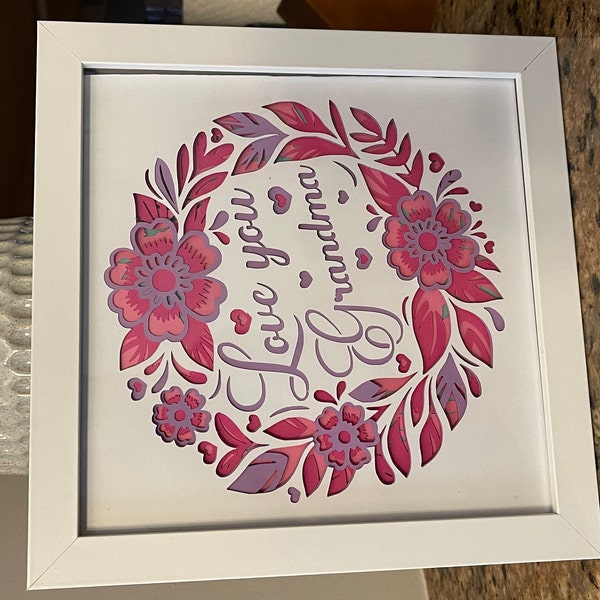 Mother’s Day Shadow Box Svg, Mom Shadow Box Svg, Mum Svg , Nanny Svg ...