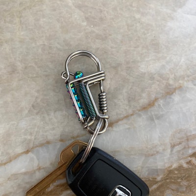 Minimalist Unique Wire Wrapped High Quality Stainless Steel Carabiner ...