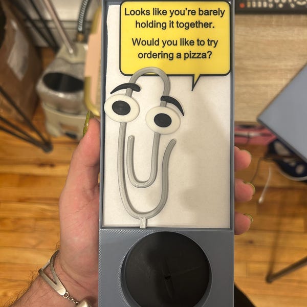 Clippy Desk Decoration | Customizable - Etsy