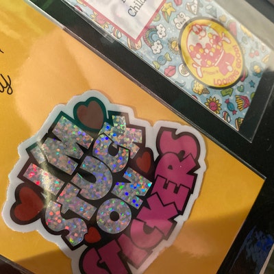 Vintage 1980s 1990s Blue Pigs Sticker Sheet, Pig in Rain With Umbrella ...