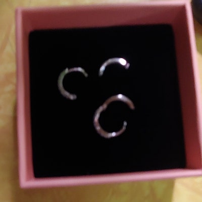 Turquoise Hoop Earring Sterling Silver Earring Dainty Hoop Huggie Hoop ...