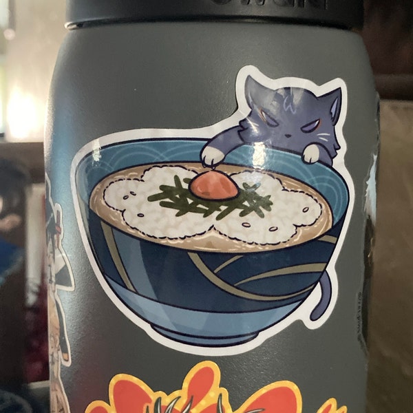 Genshin Specialty Dish Stickers - Zhongli, Xiao, Ganyu, Venti, Kazuha ...