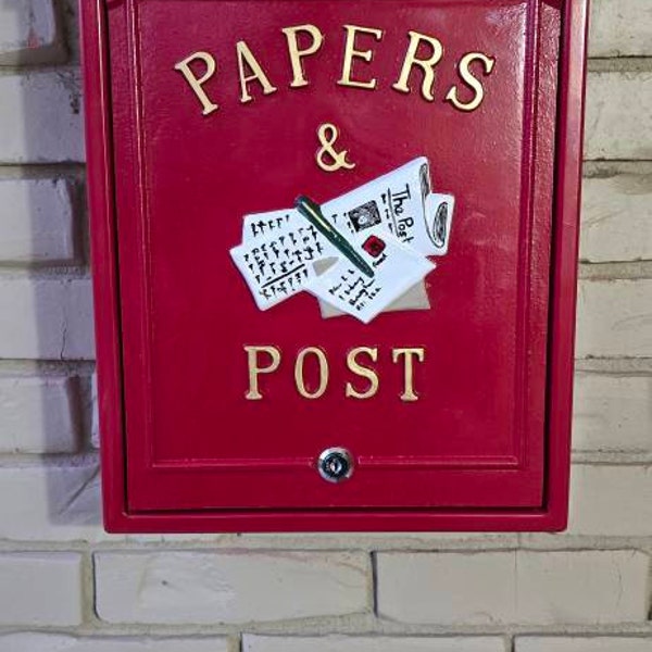 Designer Mail Box, Bespoke Custom Mailbox, Exclusive Postbox, Unique ...