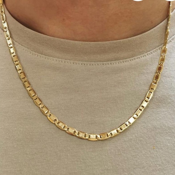 Evil Eye Necklace 14k Solid Gold Chain Evil Eye Necklace for Her ...