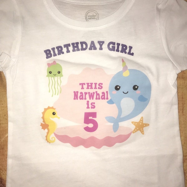 Narwal PNG Clipart Bundle, niedlicher Baby Narwal mit Einhorn Horn ...