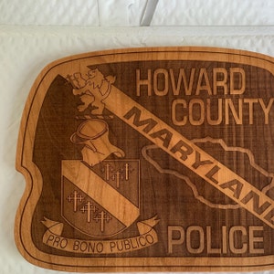 Personalized Wooden New York City Police Shield or shoulder | Etsy