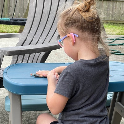 Blue Stay Puts Ear Lock for Kids Glasses or Adult Glasses to Prevent ...